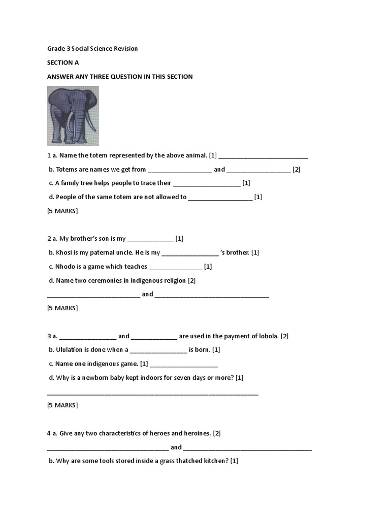Grade 3 Social Science Revision Guide | PDF | Sports & Recreation
