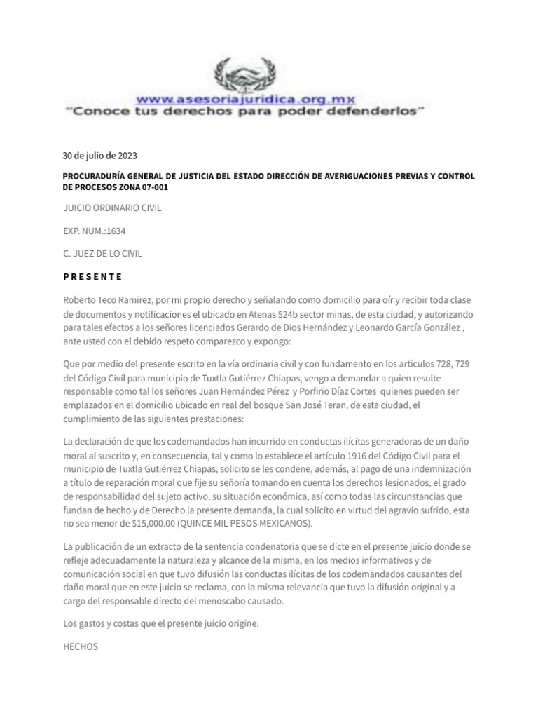 Carta informal | PDF