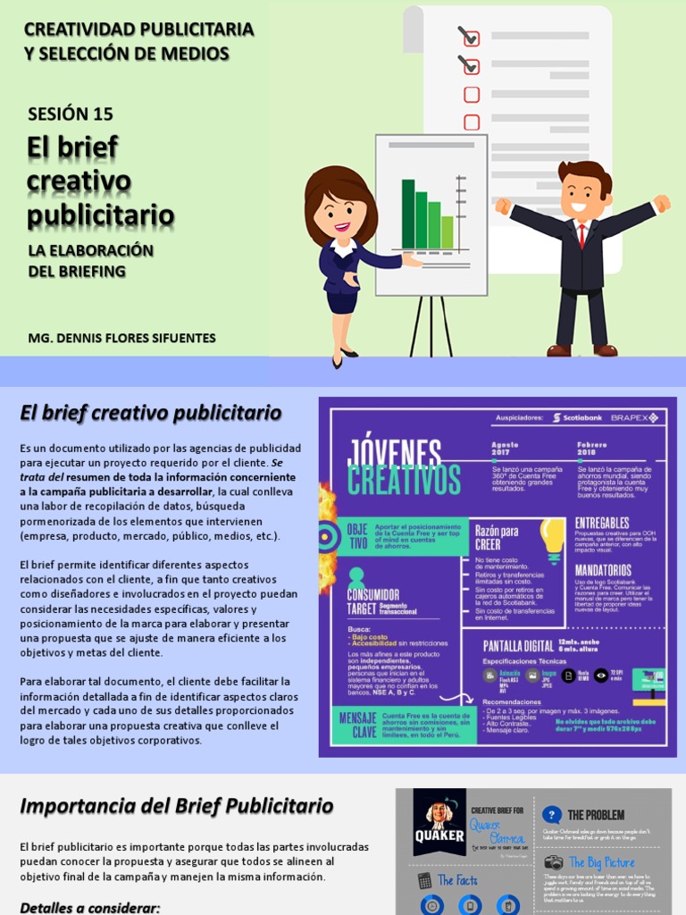 Sesión 15 El Brief Creativo Publicitario | PDF | Publicidad | Marketing