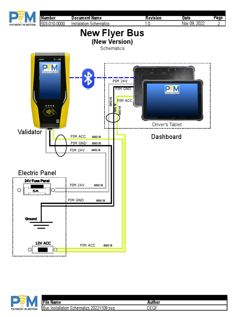 503-010-0000 Bus Installation Schematics | PDF
