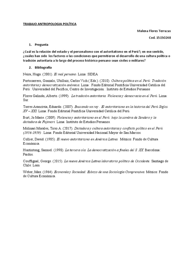 Antrop Politica | PDF