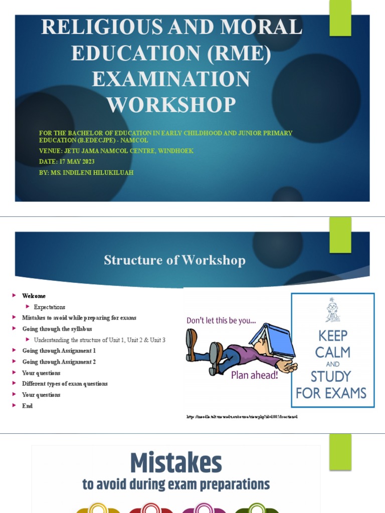 RME Exam Preparation Presentation 2023 | PDF