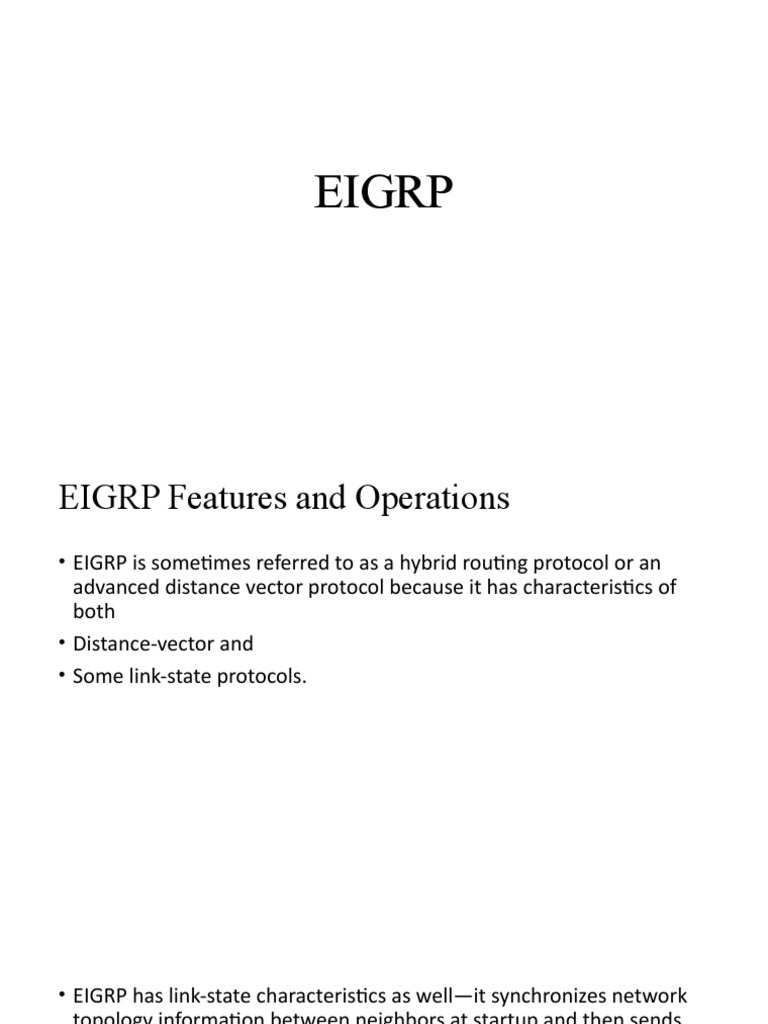 4 Eigrp | PDF