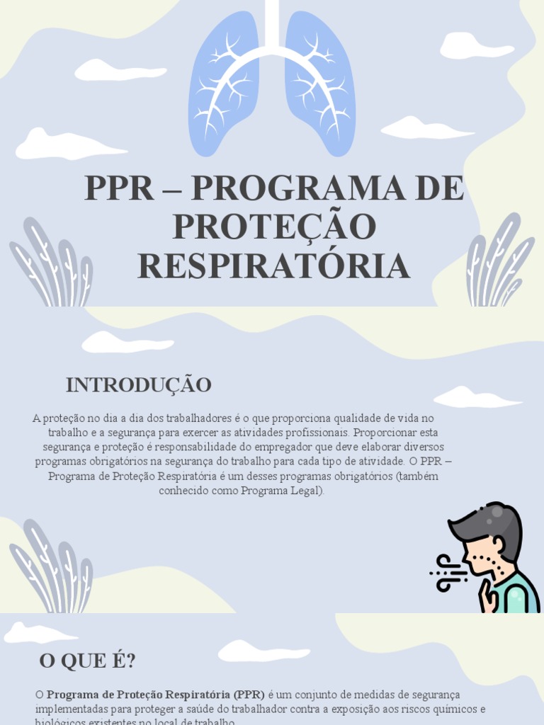 PPR - Programa de Proteção Respiratória | PDF