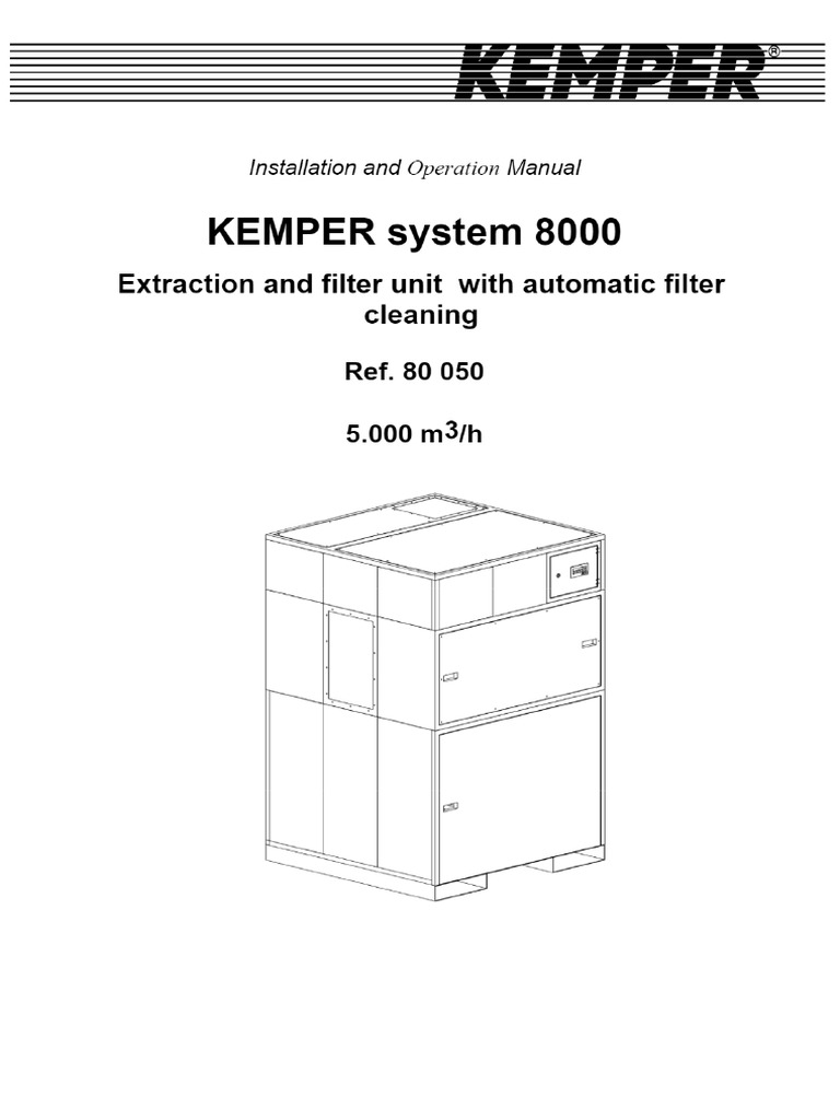 KEMPER system 8000 Extraction and filter unit with automatic filter ...