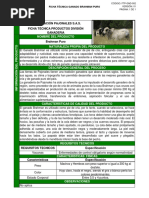 Ficha Técnica Del Pasto Imperial (Axonopus Scoparius, Hitchc) | PDF ...