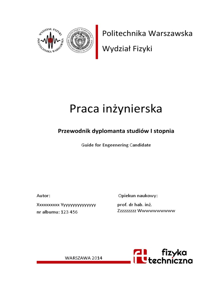 praca dyplomowa przykład_wzor | PDF
