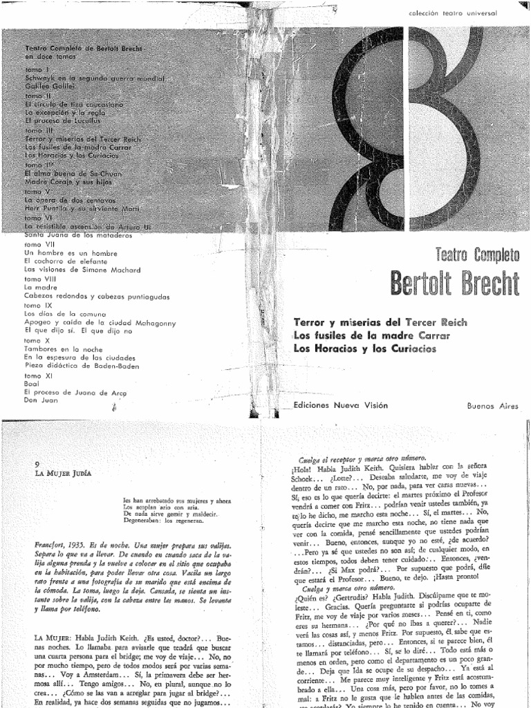 Teatro Completo Brecht | PDF