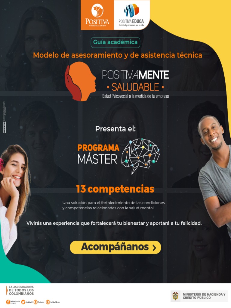 Guia Academica Modelo Positivamente Saludable Programa Master Op Actualizado | PDF