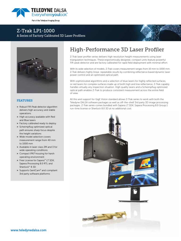 Z-Trak Datasheet | PDF | Computer Engineering | Computing