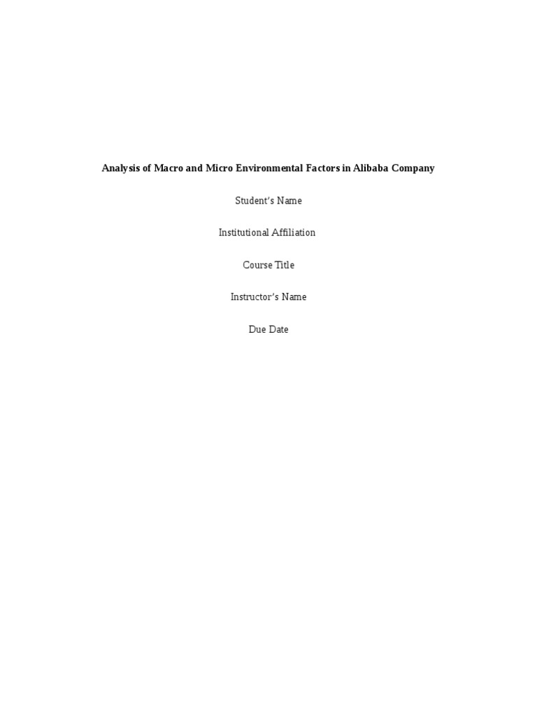 Macro and Micro Environment.edited.docx | PDF