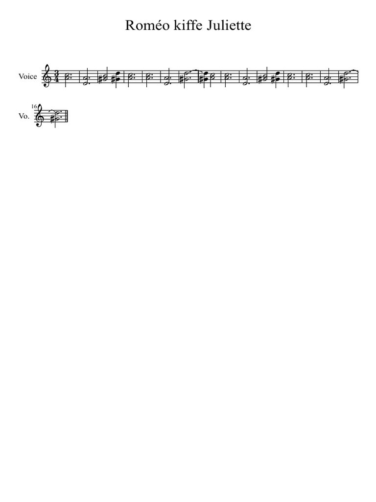 Roméo Kiffe Juliette | PDF