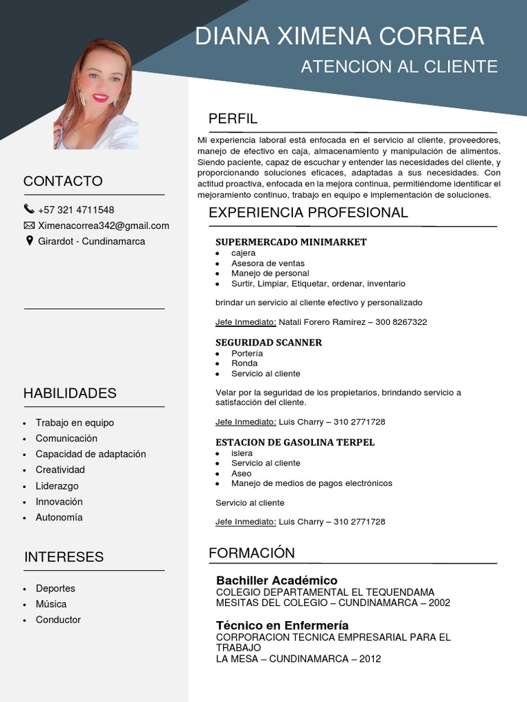 Hoja de Vida - Ximena Correa | PDF | Business