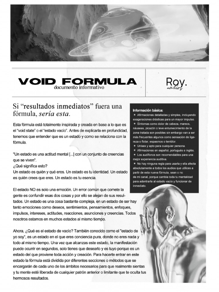 Void Formula | PDF