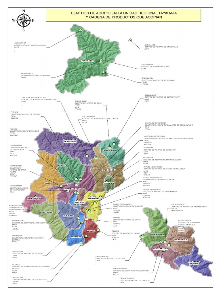Centros de Acopio de La URP Tayacaja (35 Centros) y La Cadena de ...