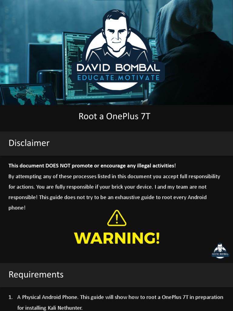 OnePlus 7T Rooting Guide | PDF | Business | Computers