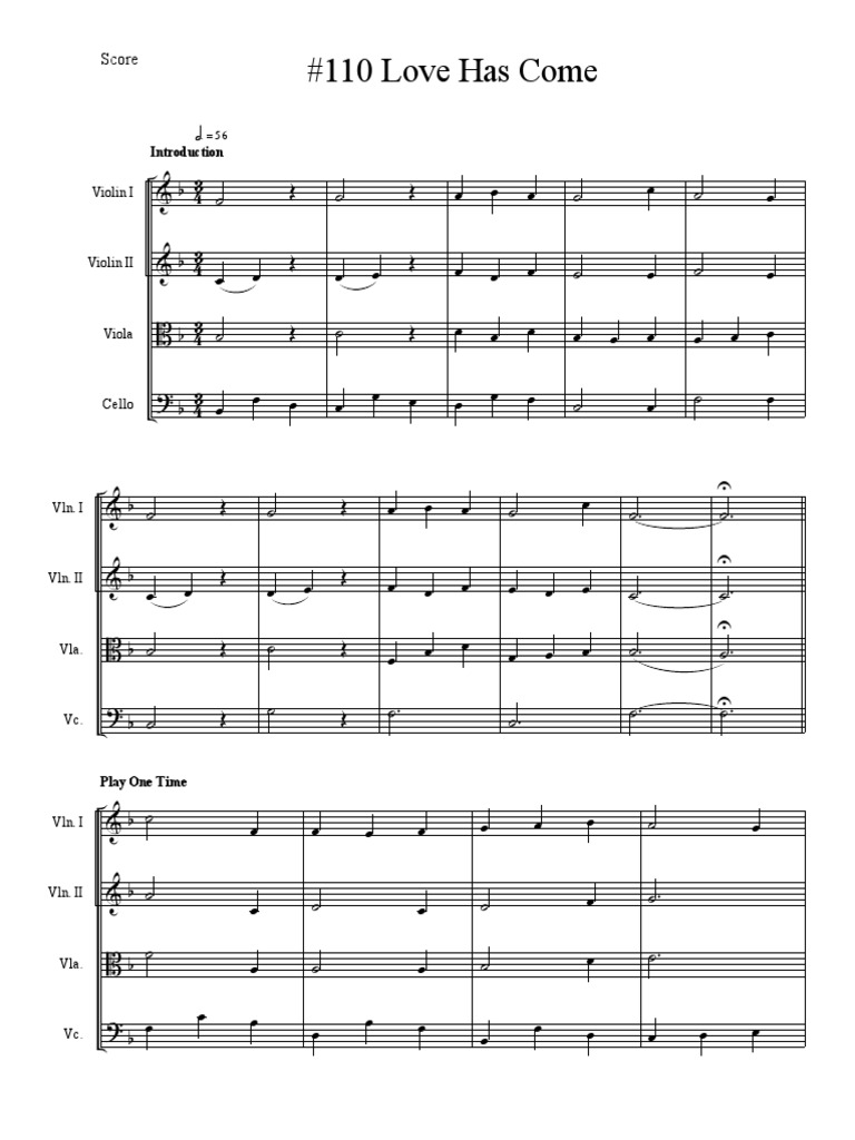 Love Has Come | PDF