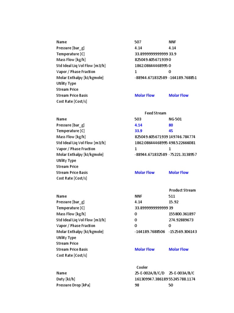 LNG Summary | PDF | Pressure | Enthalpy