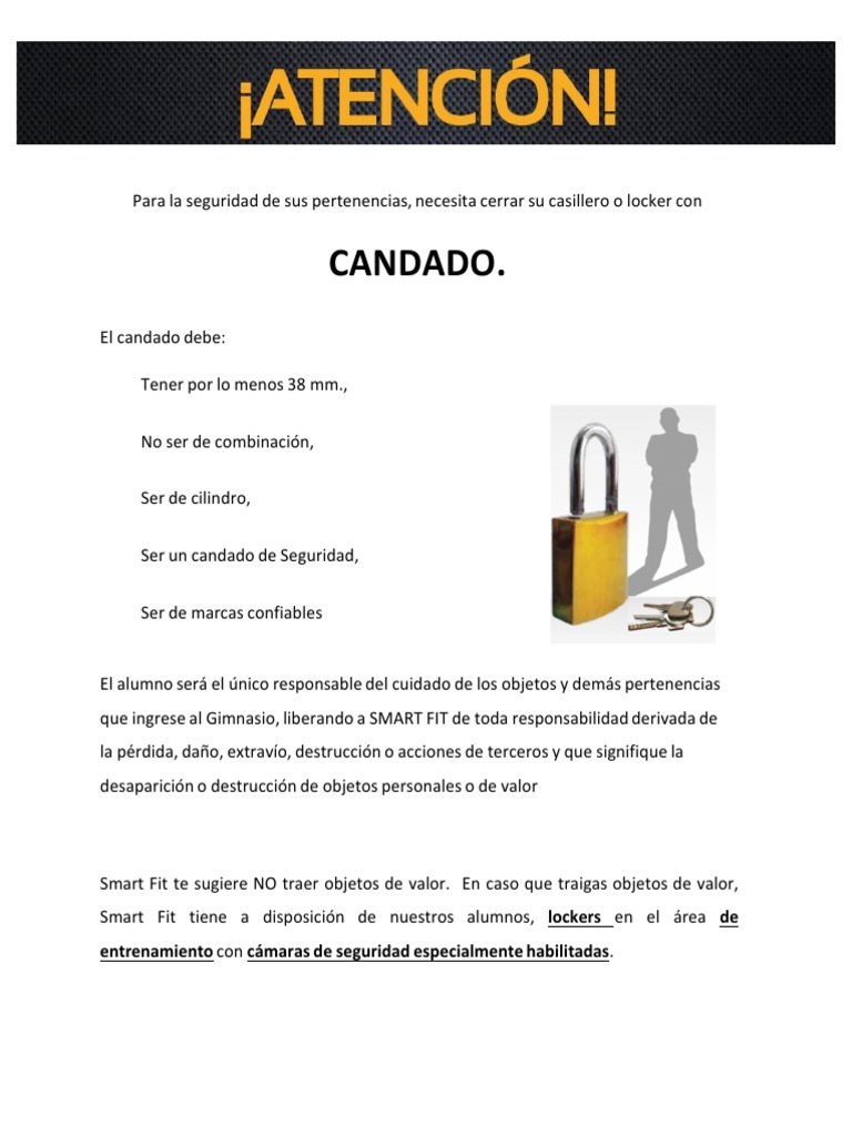 Candado.: Entrenamiento Con Cámaras de Seguridad Especialmente ...