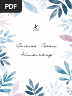 Dreamland Cursive Writing Part1 | PDF