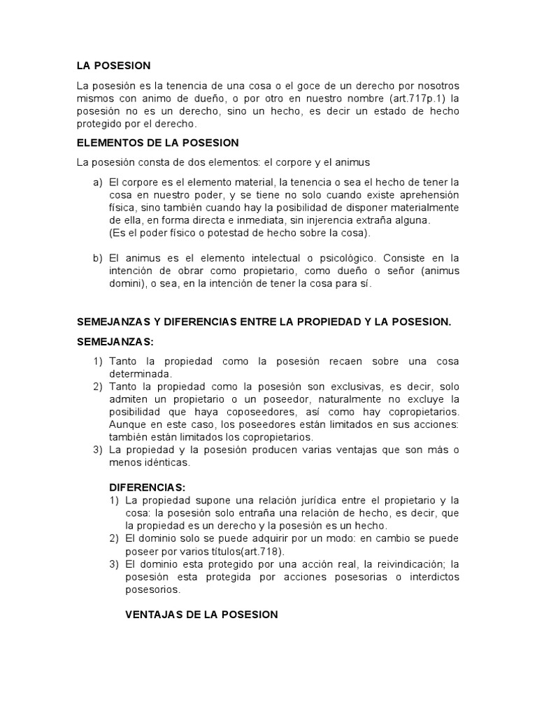 Examen Civil Ii Parcial2 | PDF | Posesión (Ley) | Propiedad