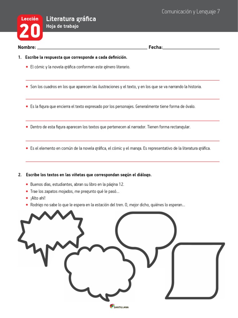 L.20 Literatura Gráfica - Primero | PDF | Cómics