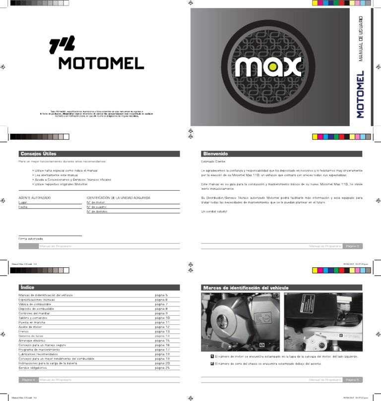 Manual de Usuario Max 110 | PDF