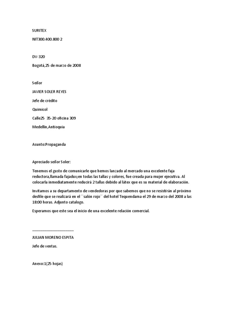Carta Bloque Extremo Pdf