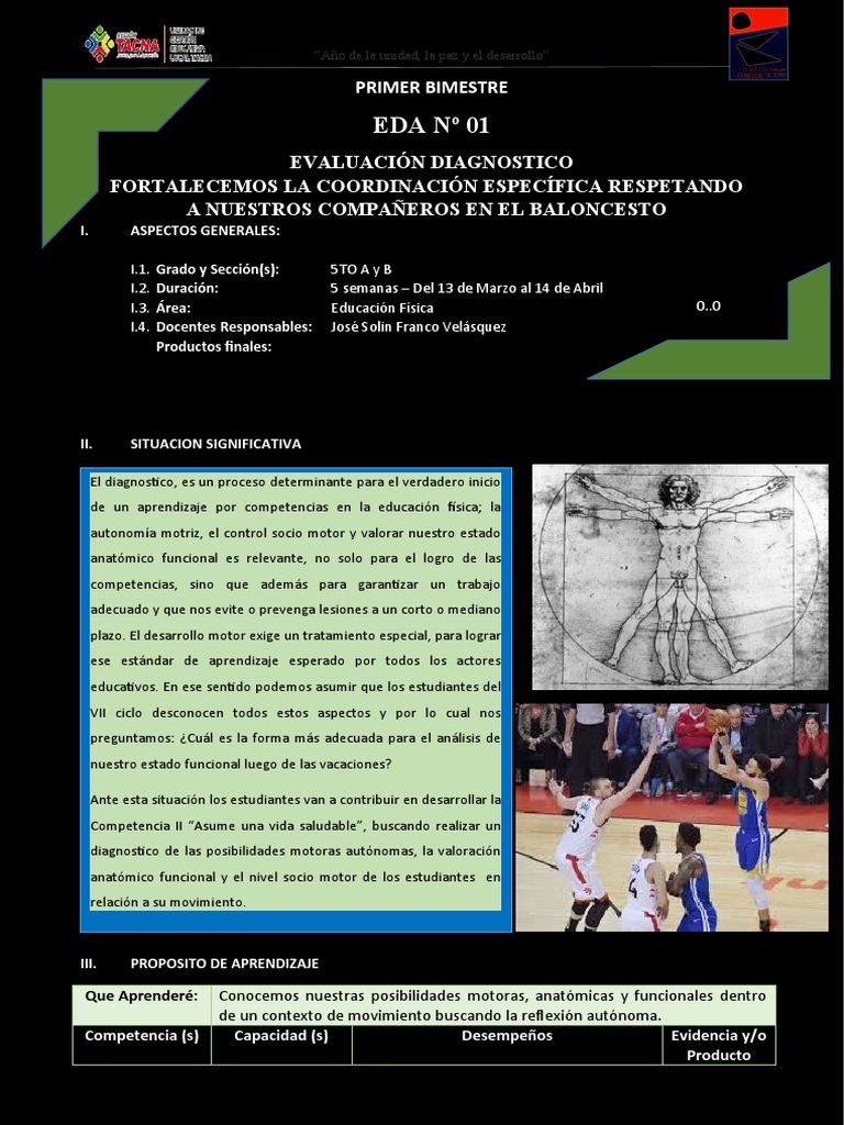 Eda#01 5to Sec | PDF