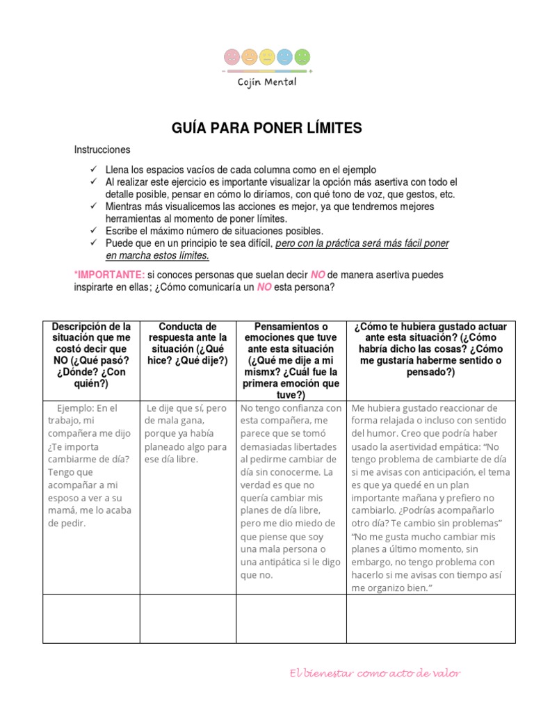 Guía para Poner Límites | PDF