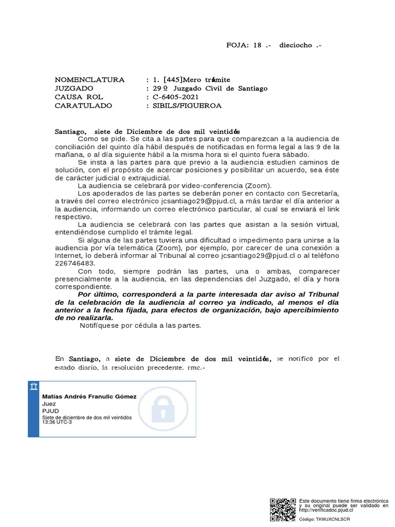 Sibils Notificación Por Cedula | PDF Sibils Notificación Por Cedula | PDF