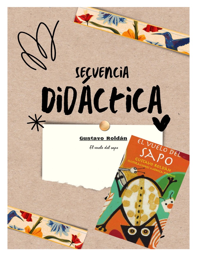 Secuencia El Vuelo Del Sapo Pdf Cuentos Narración