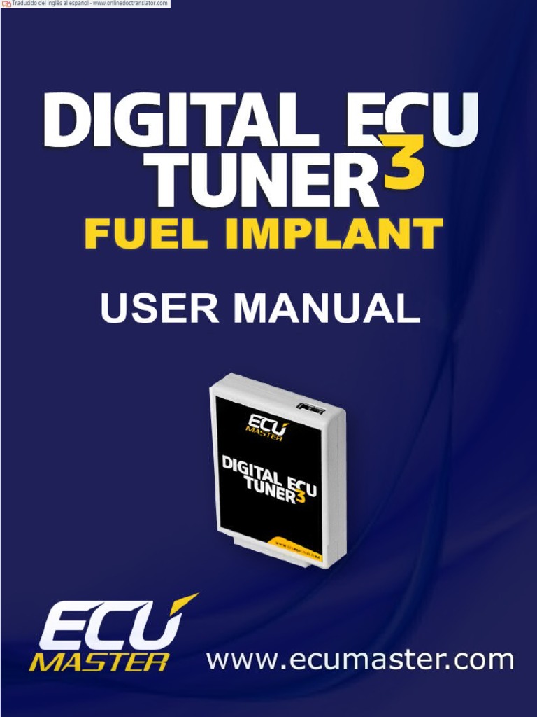 Digital-ECU-Tuner-fuel Español | PDF