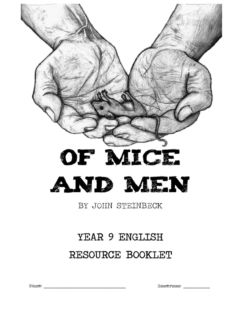 Of Mice and Men Booklet | PDF | Language Arts & Discipline | Self ...