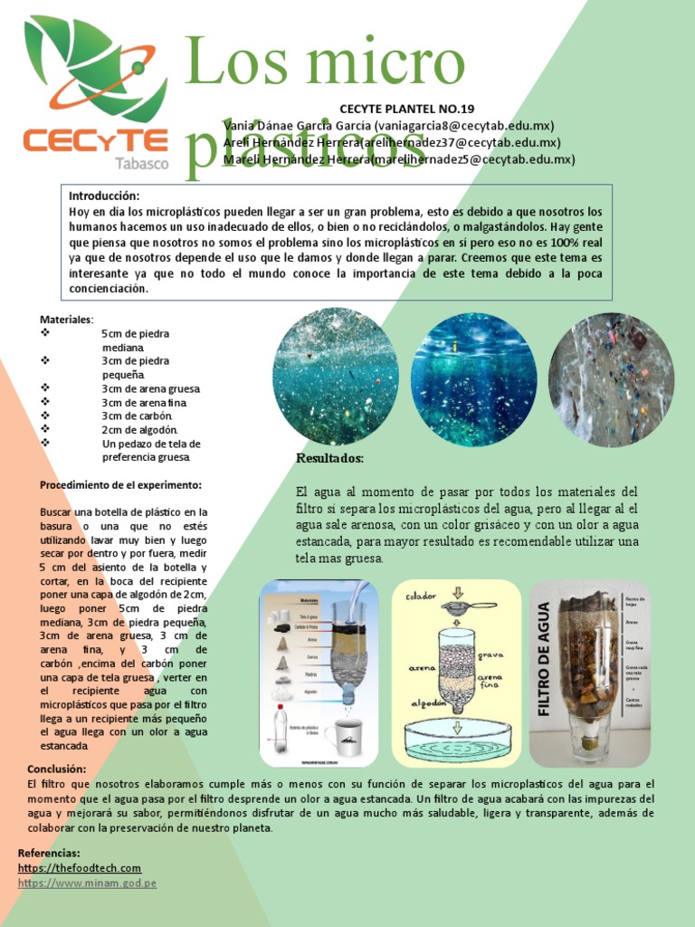 Microplasticos | PDF | Agua | Materiales