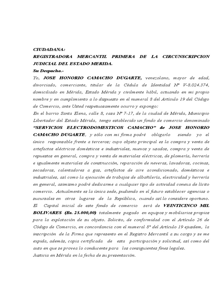 Modelo Firma Personal | PDF
