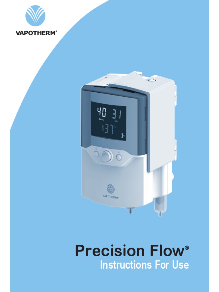 Vapotherm Precision Flow Instructions For Use | PDF