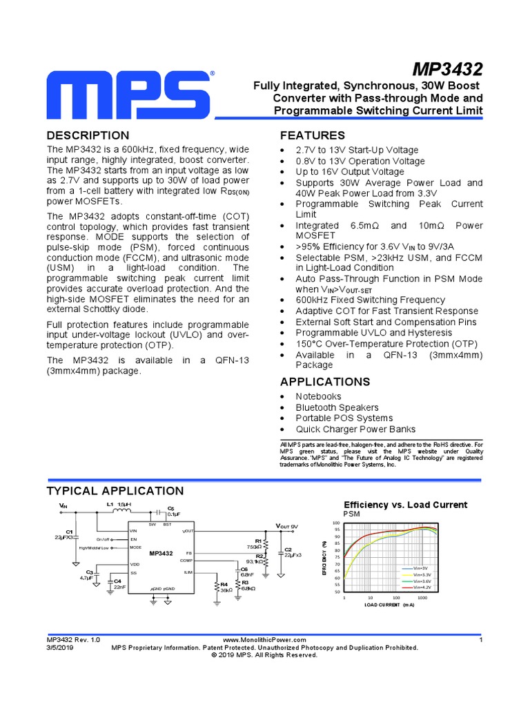 MP3432 1839266 | PDF