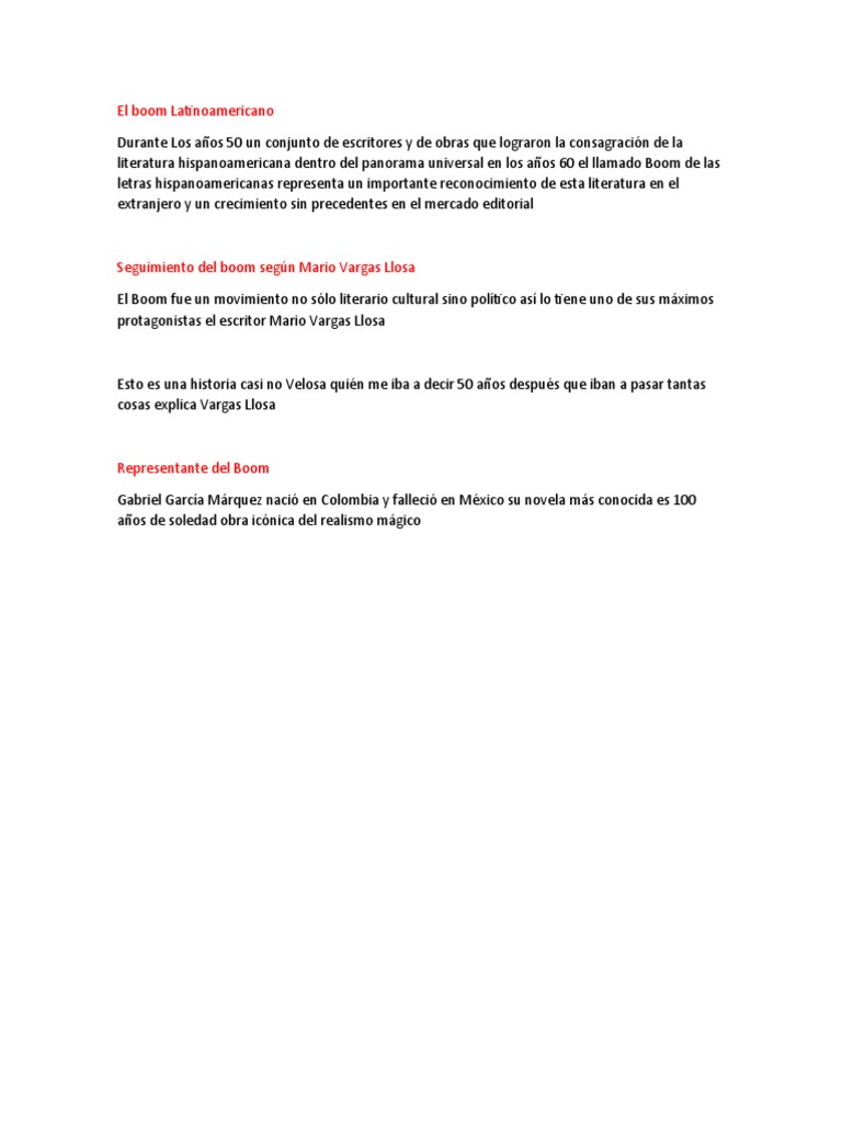 Exposición Del Boom | PDF