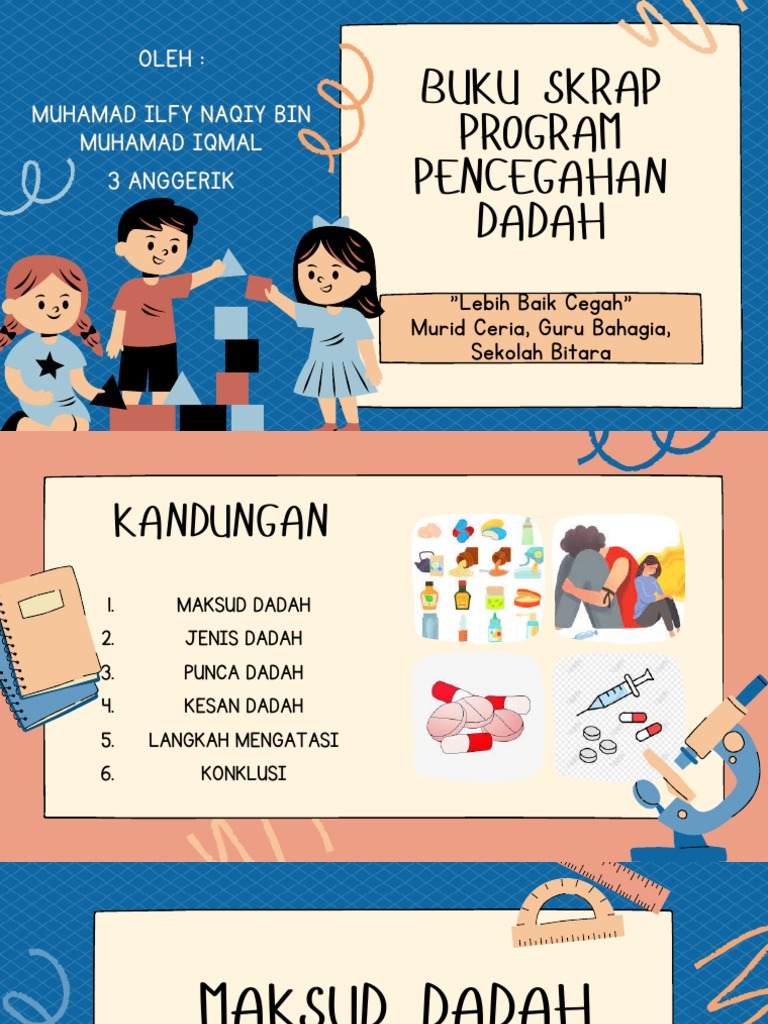 Buku Skrap Minggu Anti Dadah | PDF