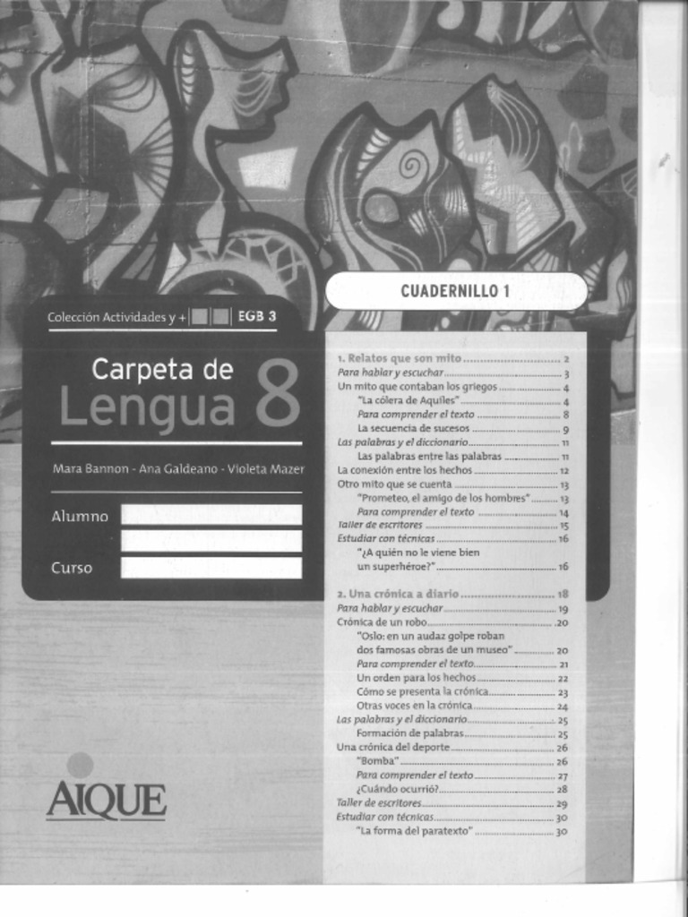 Cuadernillo 1 Año Cefe | PDF