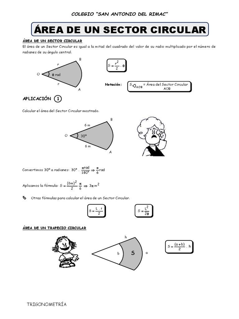 Area Del Sector Circular | PDF