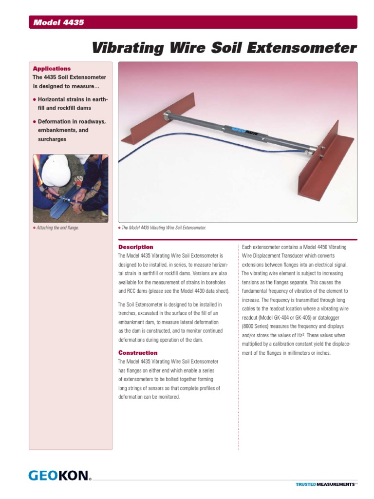 4435 Soil Extensometer | PDF