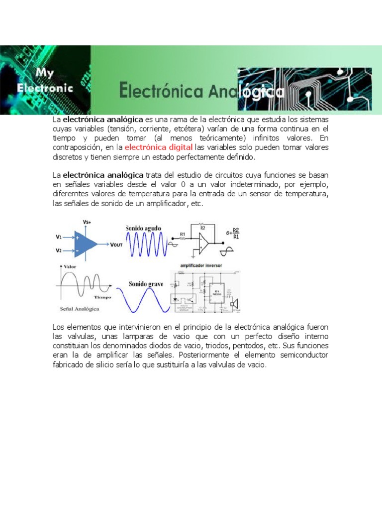 Electronica Analogica | PDF