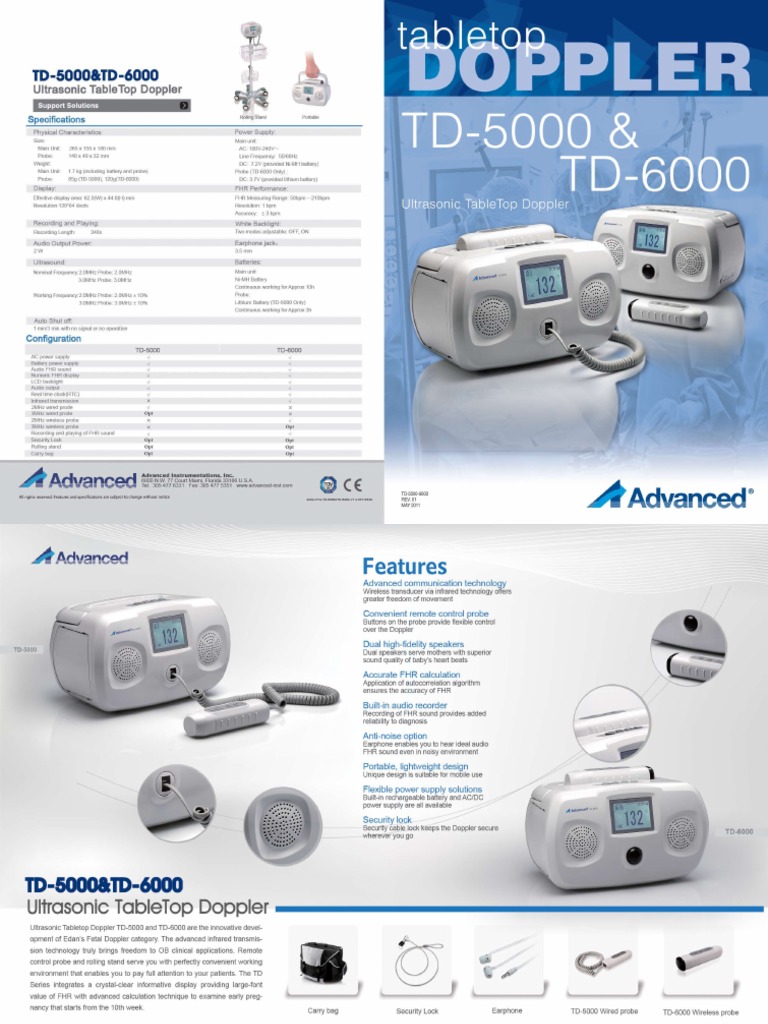 (Advanced) TD-5000 6000 Brochure | PDF