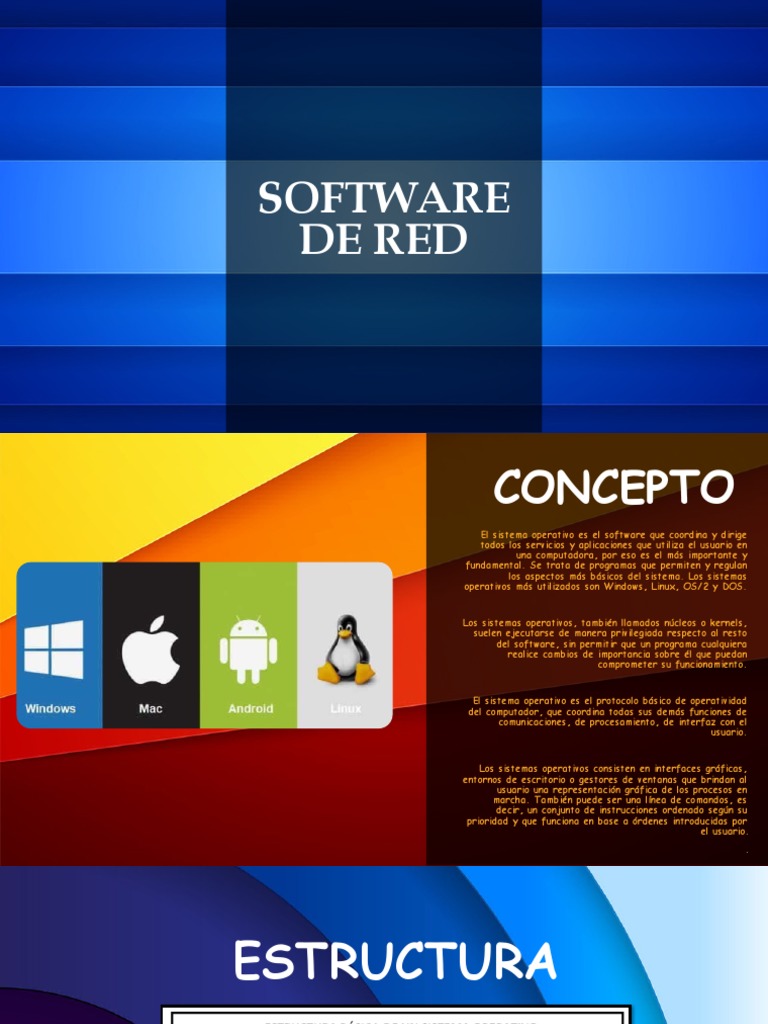 Software de Red | PDF | Sistema operativo | Microsoft Office