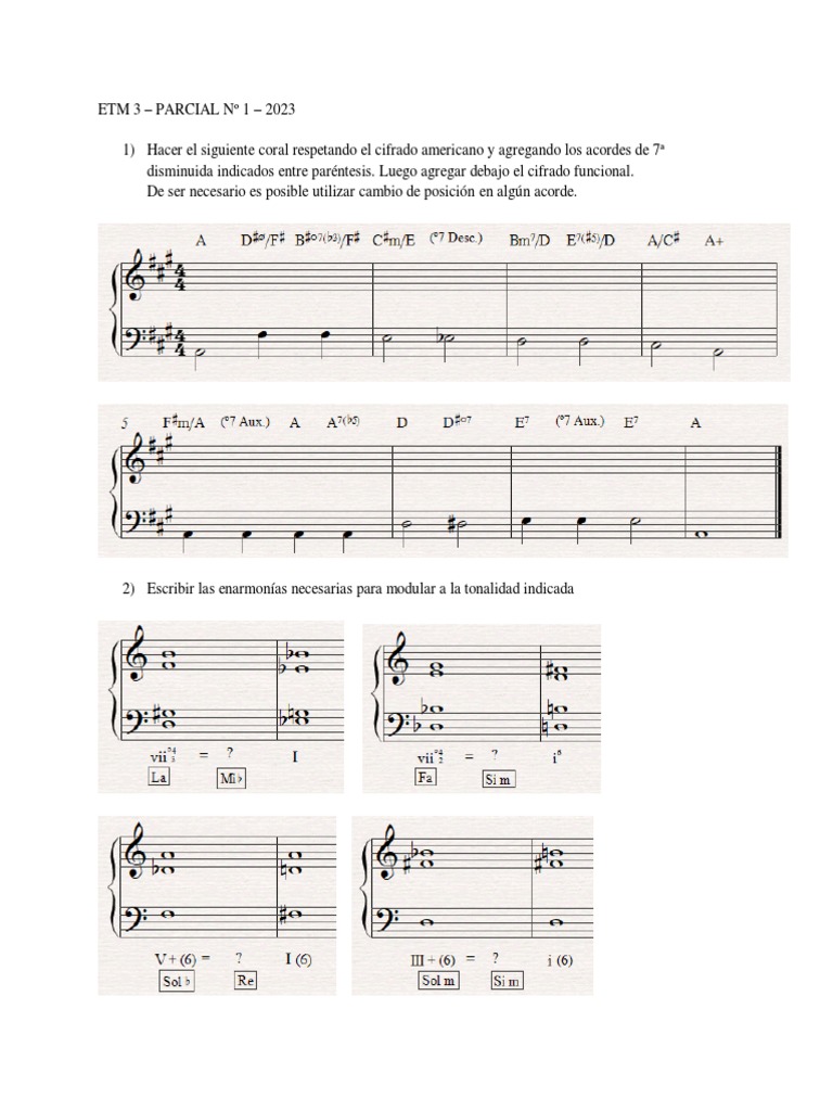 Parcial N°1 Consignas | PDF