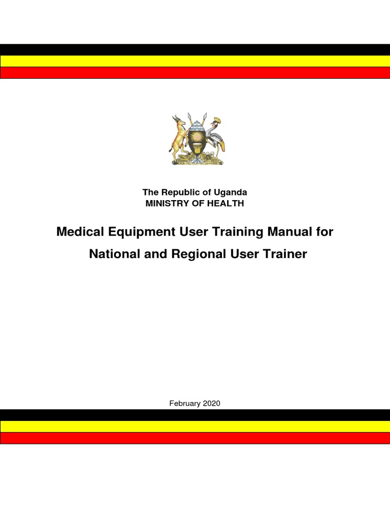 Uga Medical Equipment User Training Manual | PDF | Sterilization ...