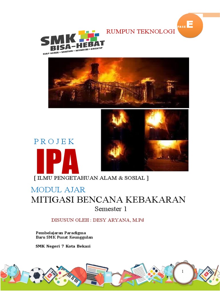 Modul Mitigasi Bencana Kebakaran - Desy Aryana, M.PD | PDF