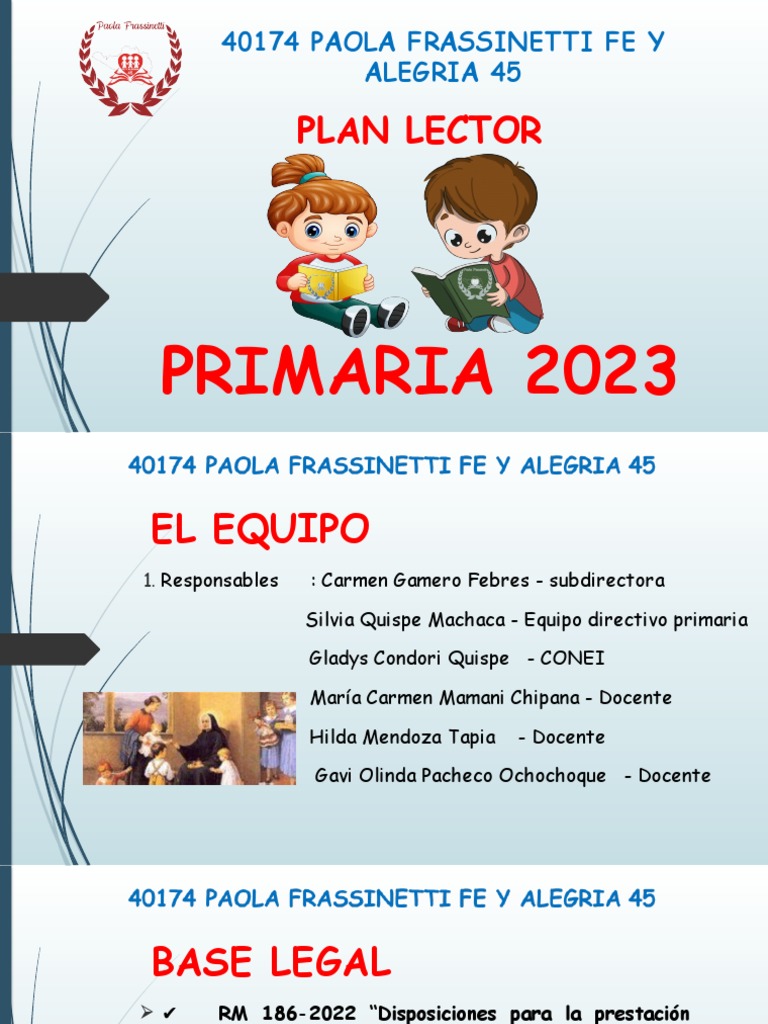 Plan Lector 2023 | PDF